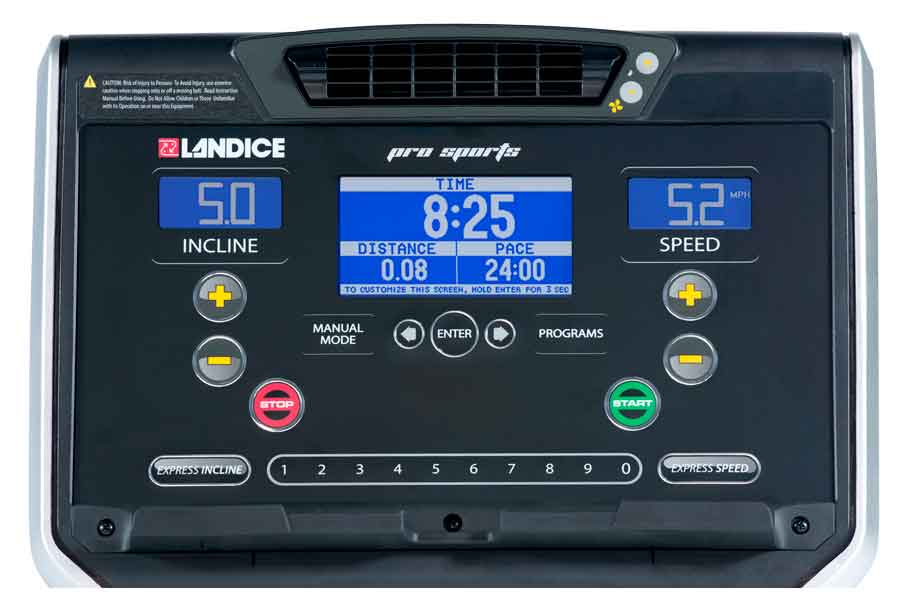 LANDICE L7 ACHIEVE TREADMILL – Ultimate Fitness Outlet